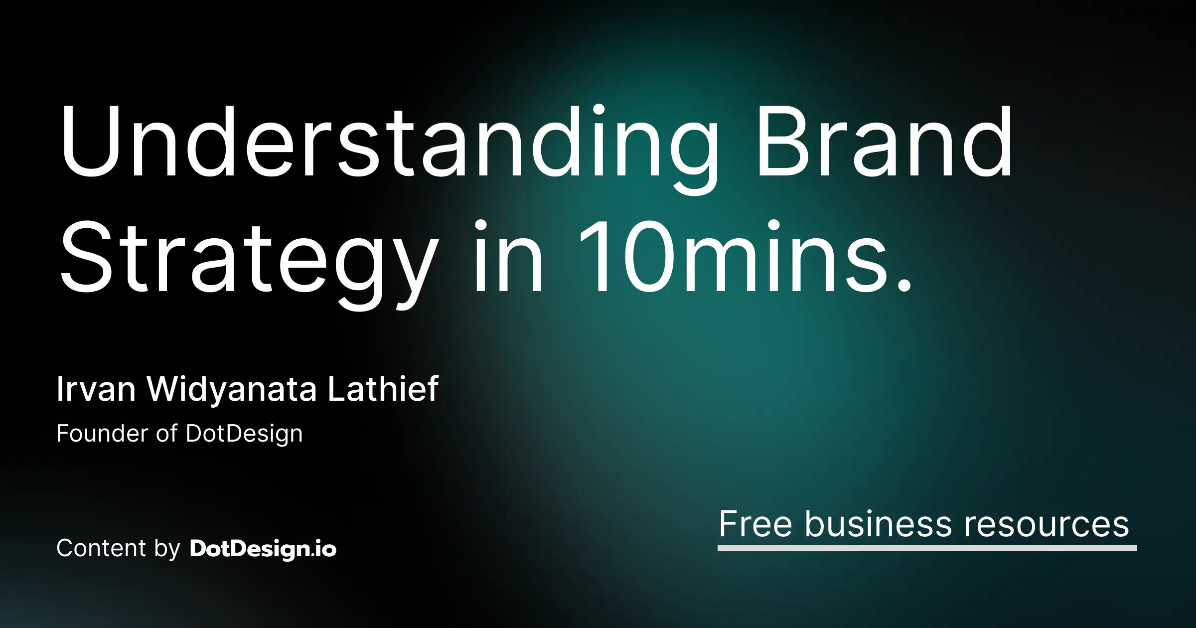 Step by step guide to understand brand strategy
